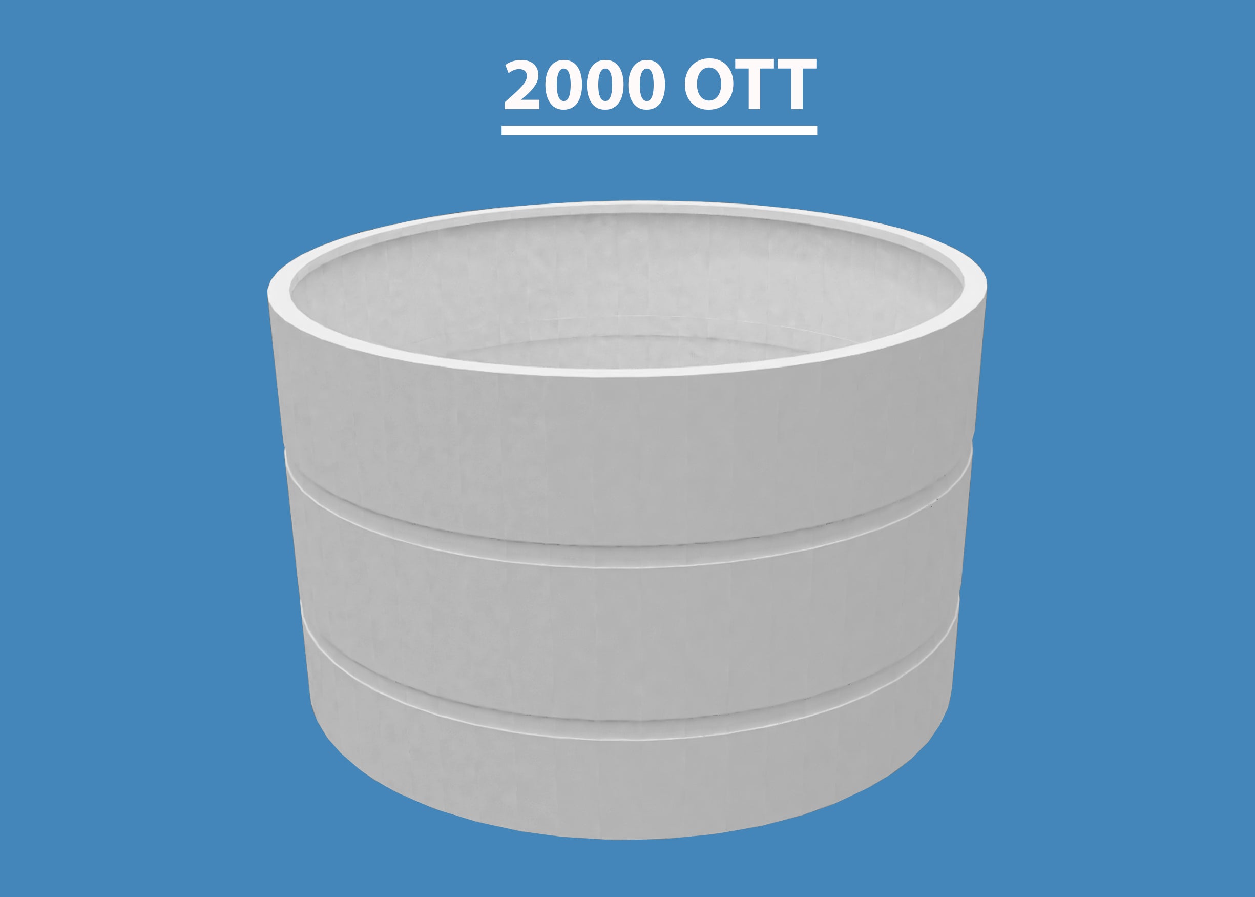 2000 Gallon Open Top Tank – All About Tanks