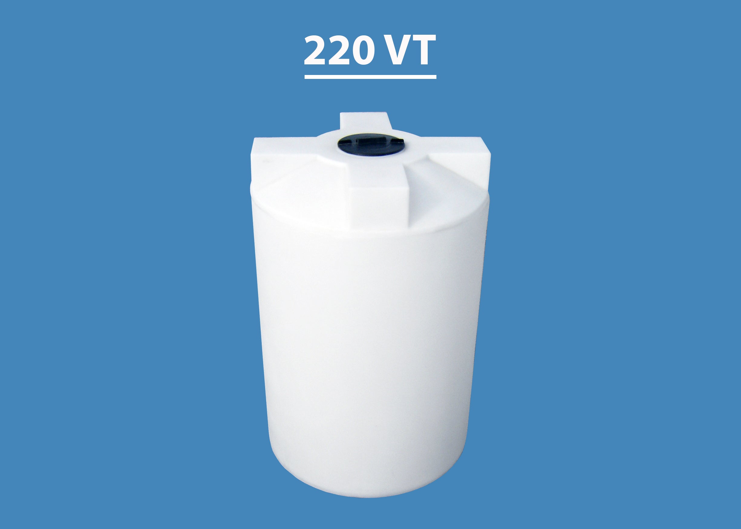 220 Gallon Industrial Grade XLPE Vertical Tank – All About Tanks