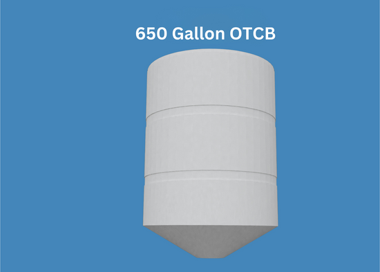 650 Gallon Open Top Cone Bottom Tank – All About Tanks