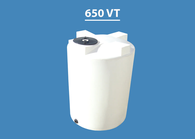 Heavy Duty HDPE 650 Gallon Water and Chemical Plastic Storage Tanks ...