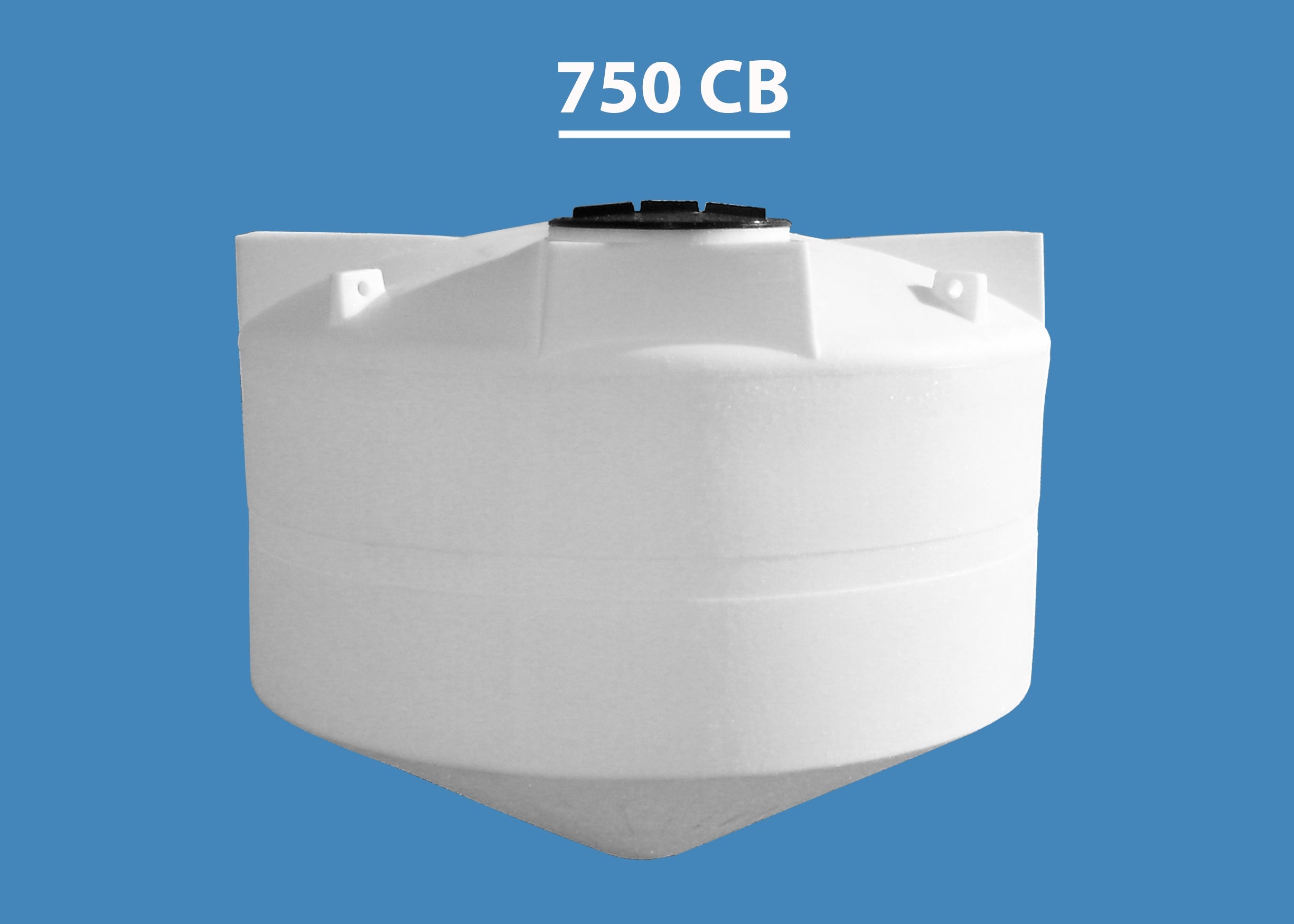 Custom Roto Molding (CRMI) 750 Gallon Cone Bottom Tank – All About Tanks