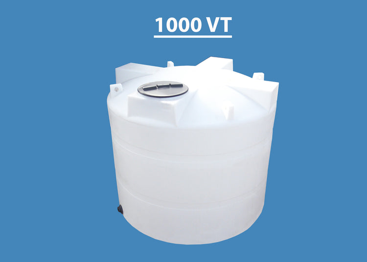 1000 Gallon Vertical Tank Heavy Duty (HDPE) – All About Tanks
