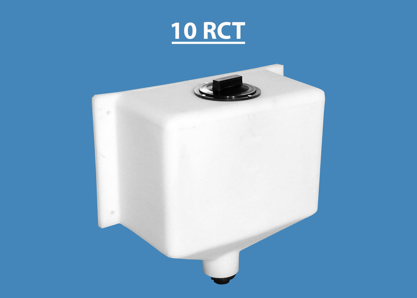 Custom Roto Molding (CRMI) 10 Gallon Wall Mounted Cone Bottom Tank ...