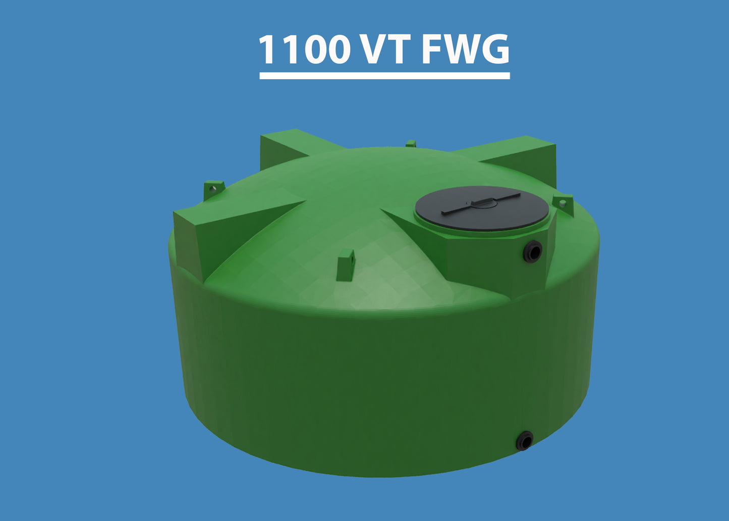1100 Gallon Fresh Water Storage Tank – All About Tanks