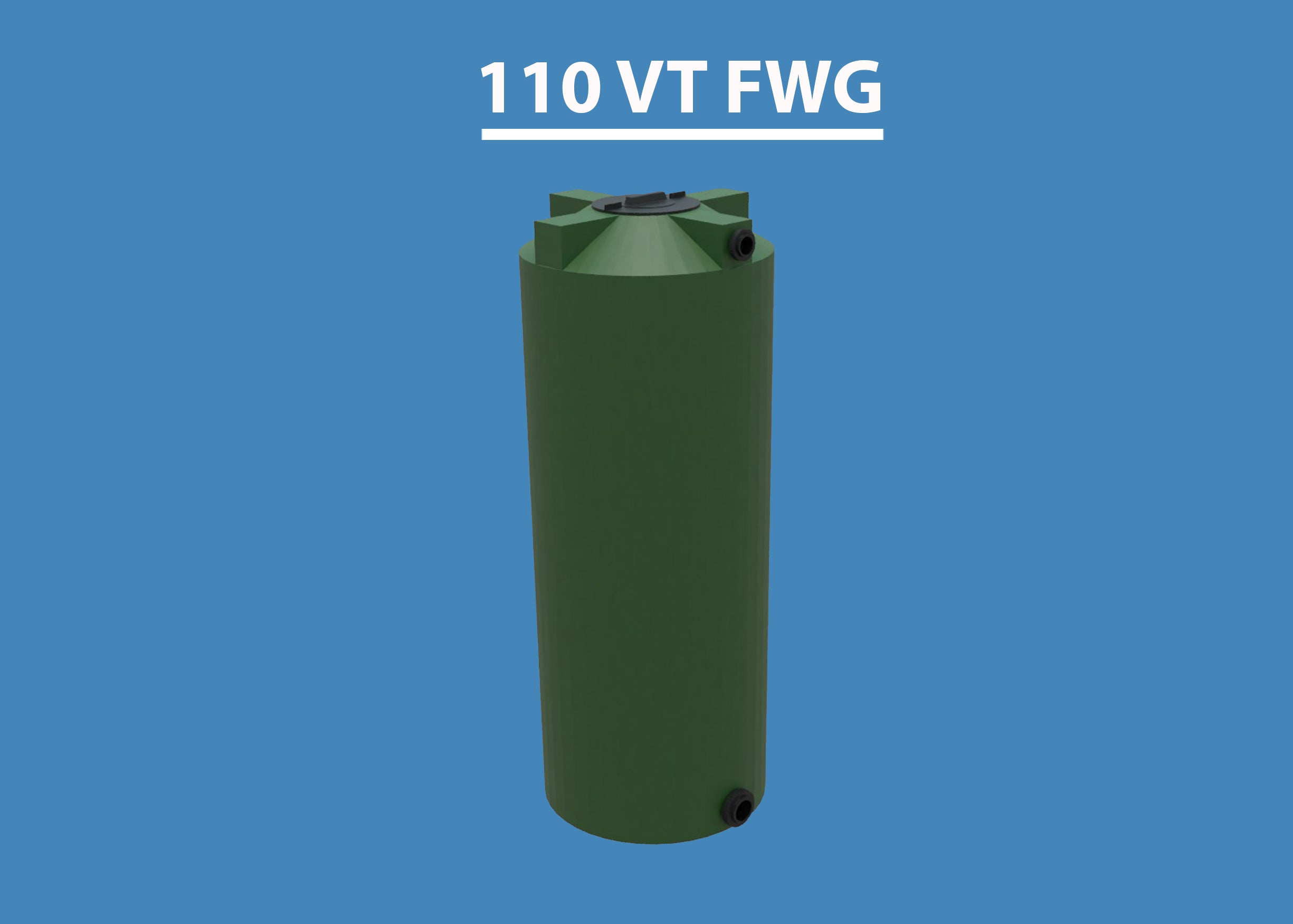 110 Gallon Fresh Water Storage Tank – All About Tanks