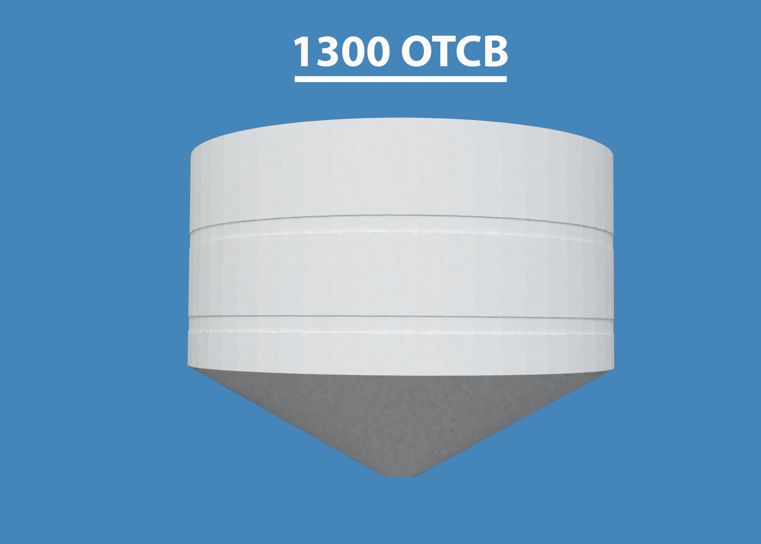 1300 Gallon Open Top Cone Bottom Tank – All About Tanks
