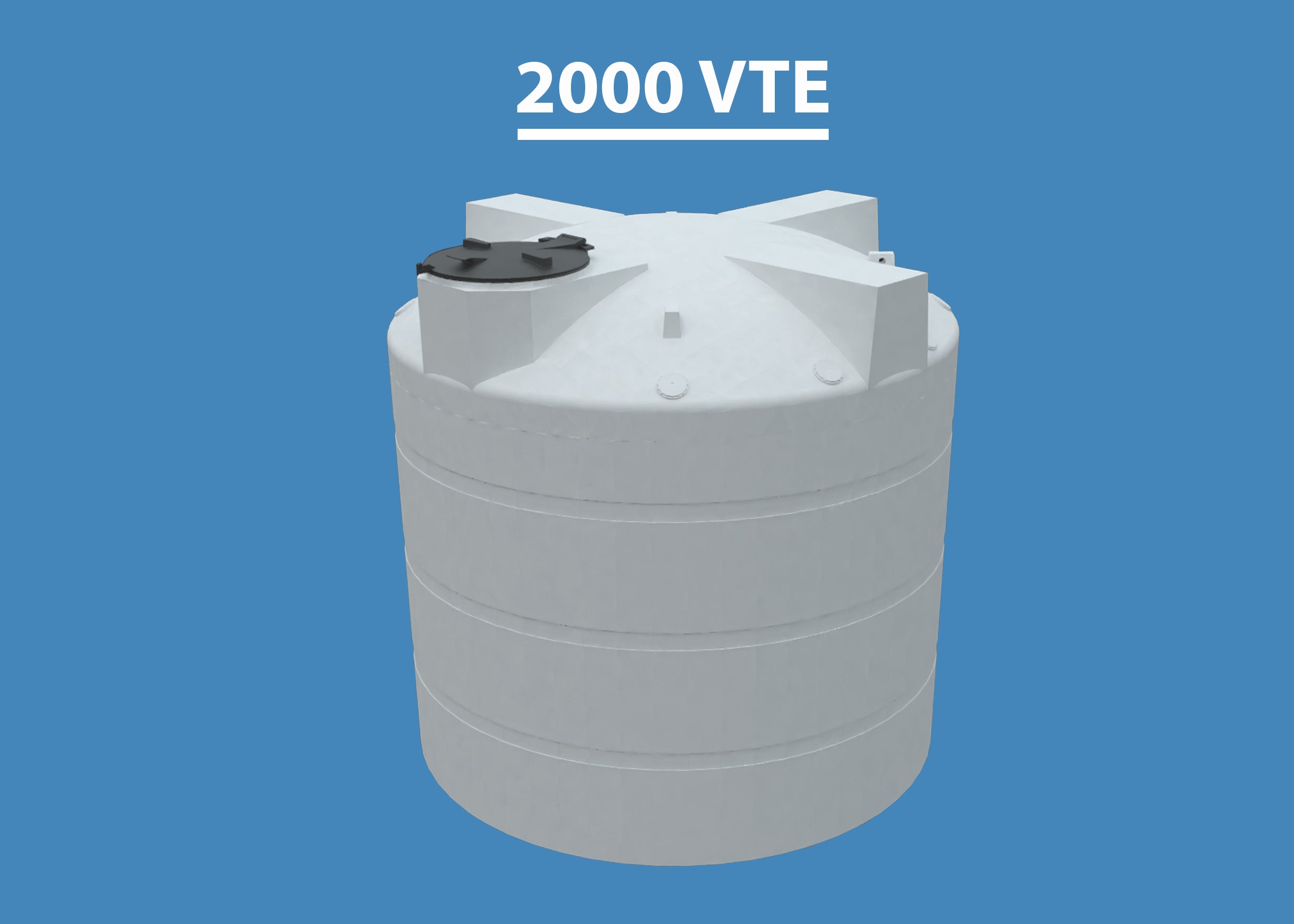 2000 Gallon Vertical Tank Heavy Duty Encapsulated – All About Tanks