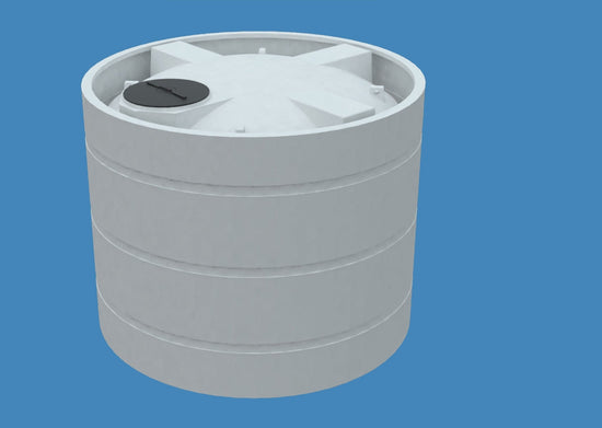 Brine Storage 2500 Gallon Vertical with Spill Containment – All About Tanks