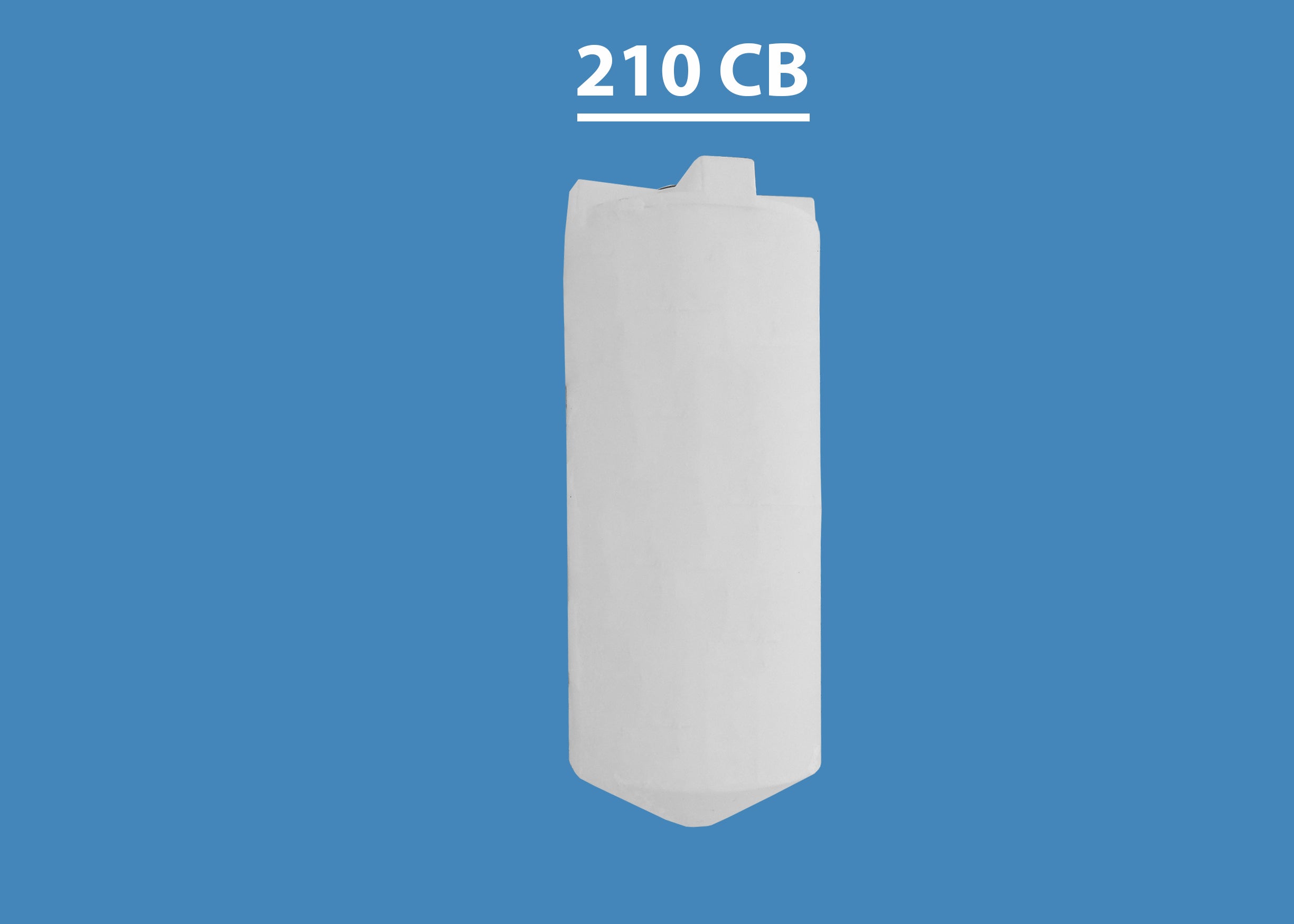 210 Gallon Cone Bottom Tank | Custom Roto Molding – All About Tanks