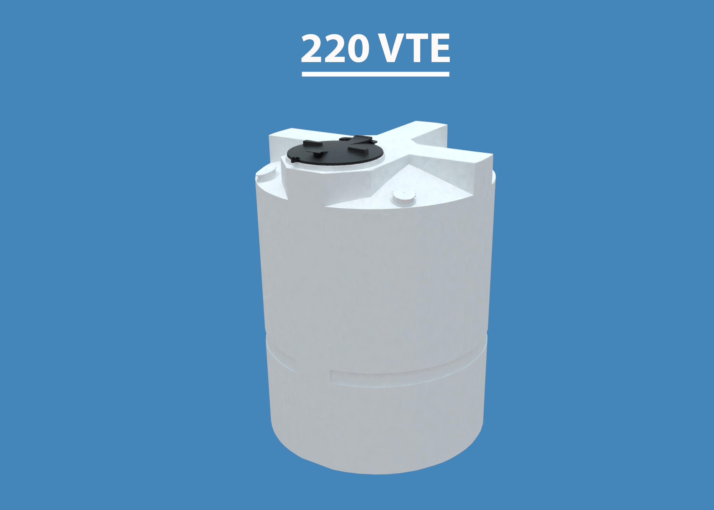 220 Gallon Vertical Tank Heavy Duty Encapsulated – All About Tanks