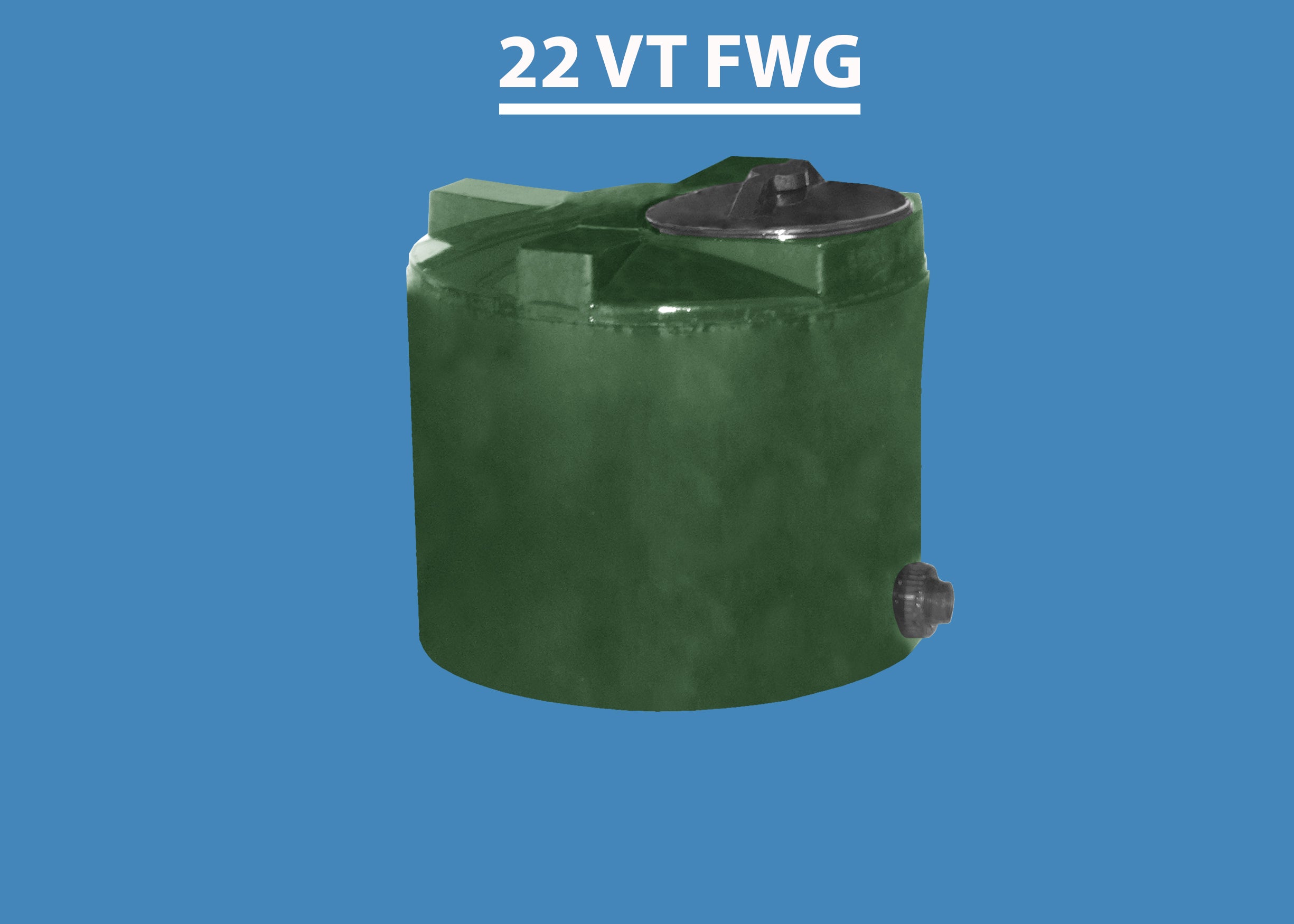 22 Gallon Fresh Water Green Tank – All About Tanks