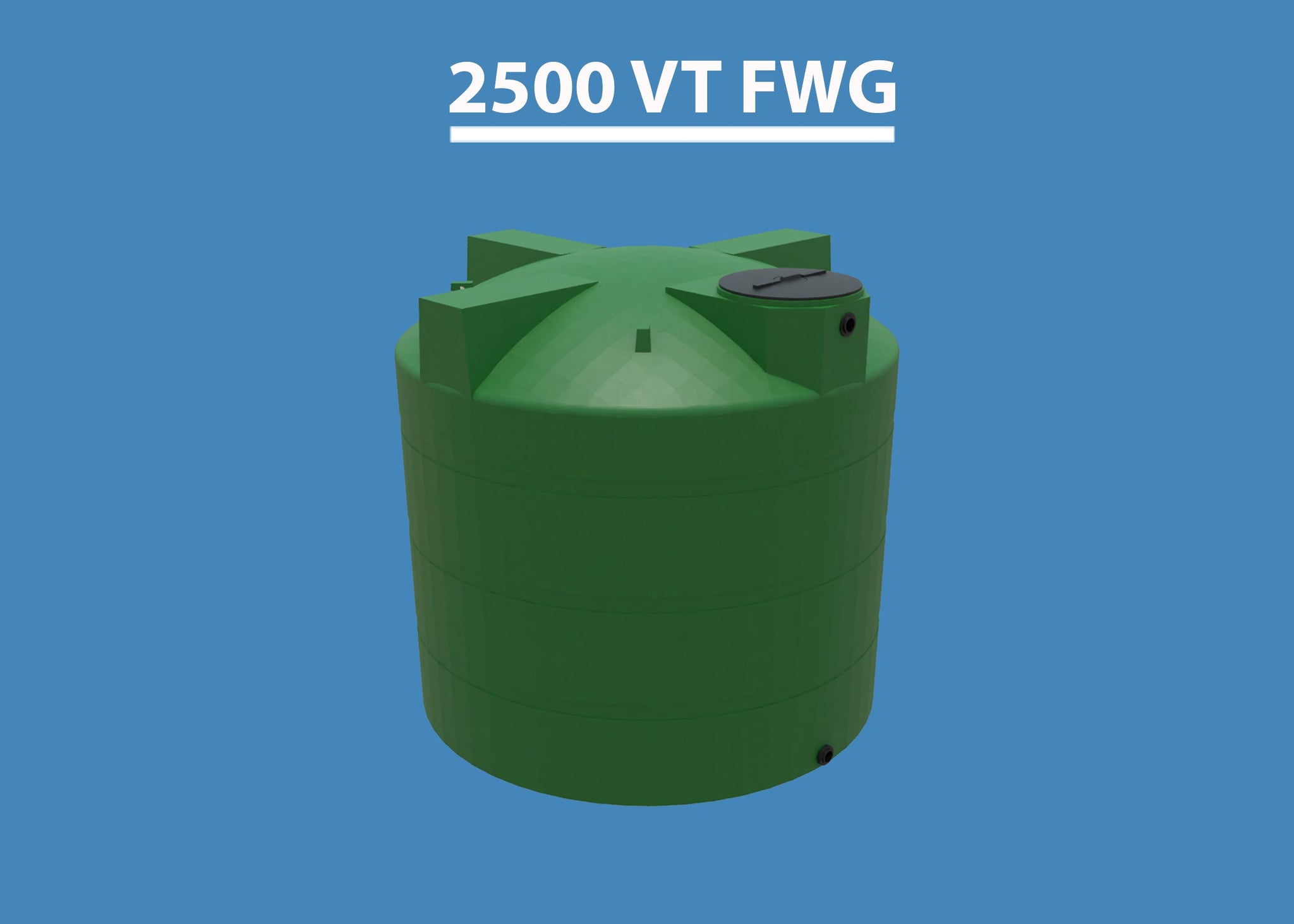 2500 Gallon Fresh Water Harvesting Tanks – All About Tanks