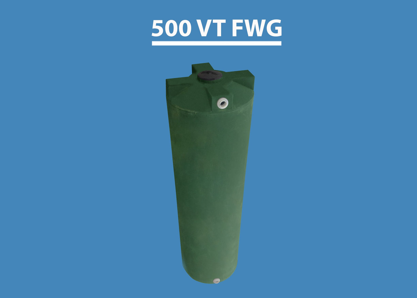 500 Gallon Vertical Tank Plastic Storage Tank – All About Tanks