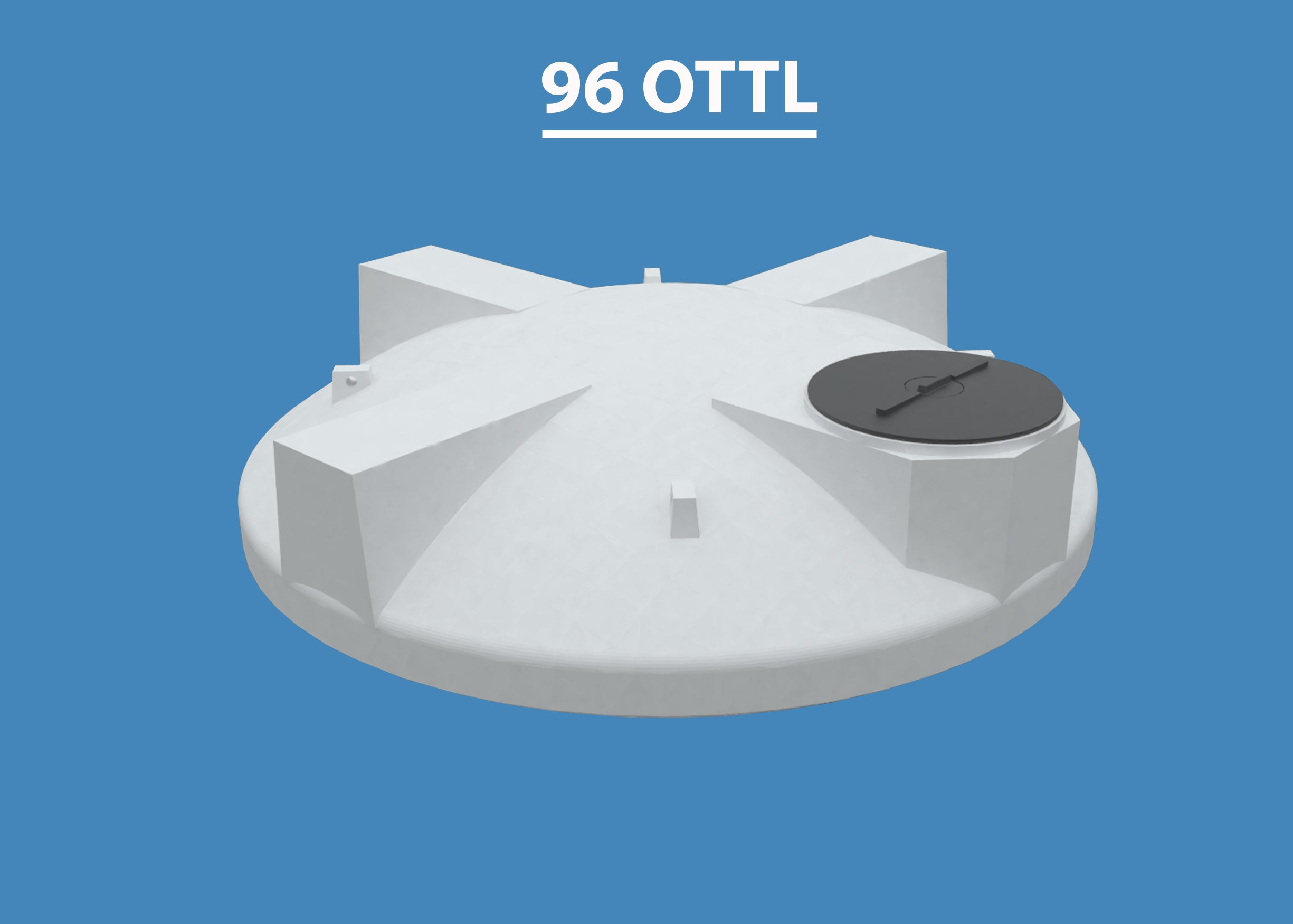 96' Open Top Tank Lid – All About Tanks